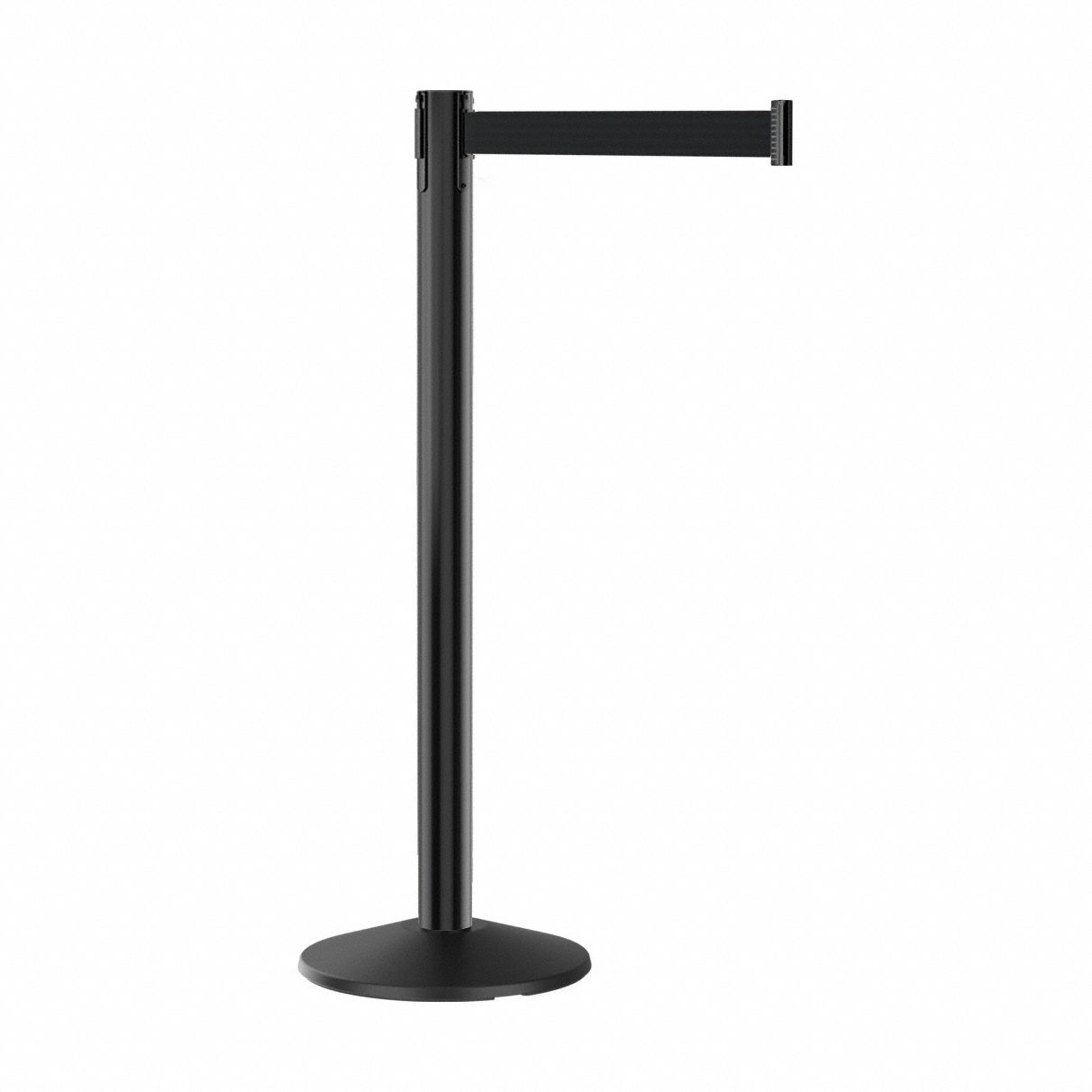 RETRACTA-BELT, Black, No Pattern, Barrier Post with Belt - 879FV1 ...