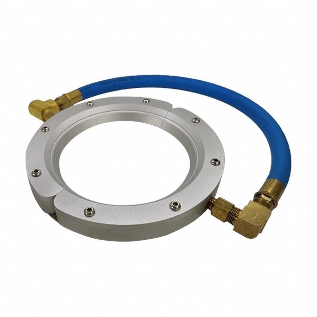 NEX FLOW, 6 in Throat Dia, 8 3/4 in Overall Ring Dia, Ring Blade air ...