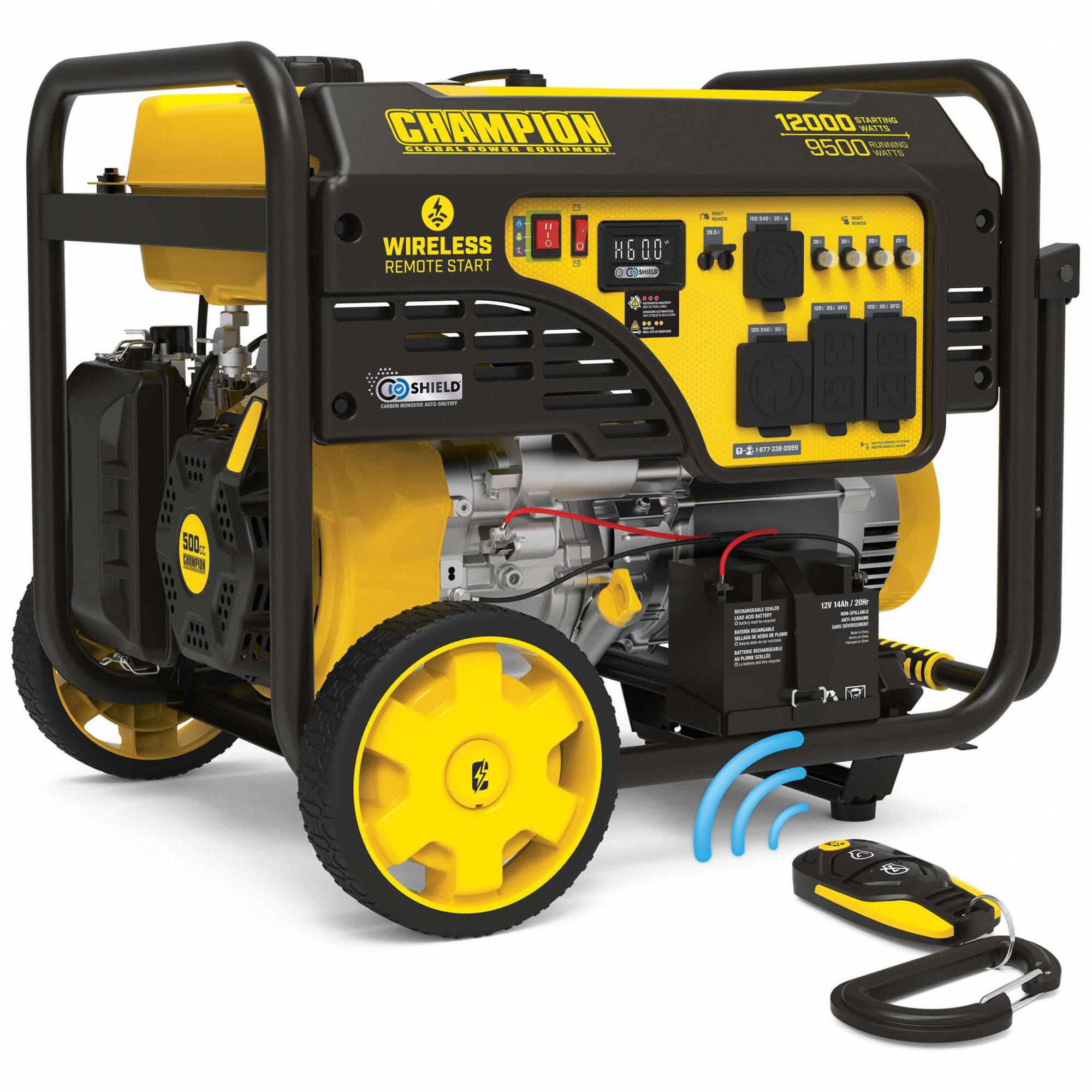 CHAMPION POWER EQUIPMENT, Conventional, Gasoline, Portable Generator ...