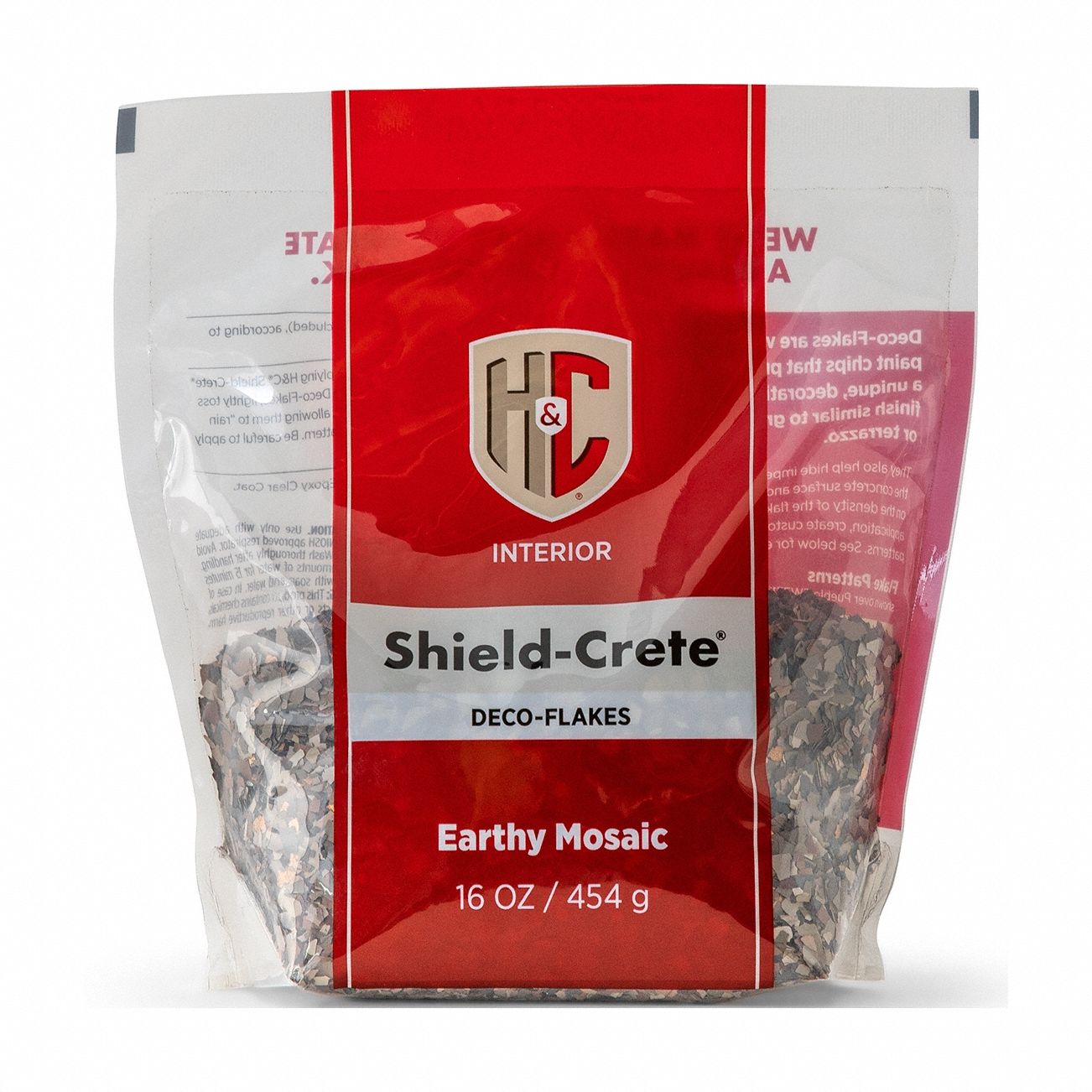 H&C, Neutral/Copper, 250 lb/sq ft Coverage Area, Floor Chips - 838TZ2 ...