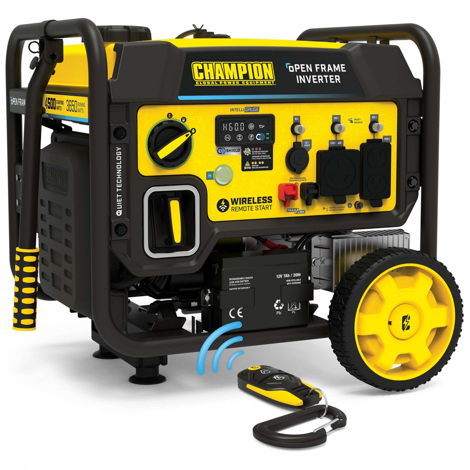 CHAMPION POWER EQUIPMENT, Inverter, Gasoline, Portable Generator ...