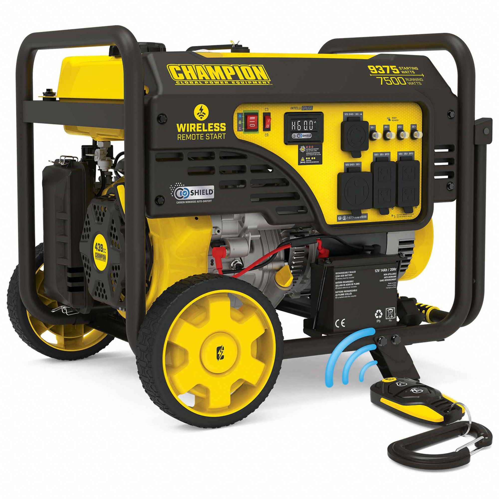 CHAMPION POWER EQUIPMENT, Conventional, Gasoline, Portable Generator ...