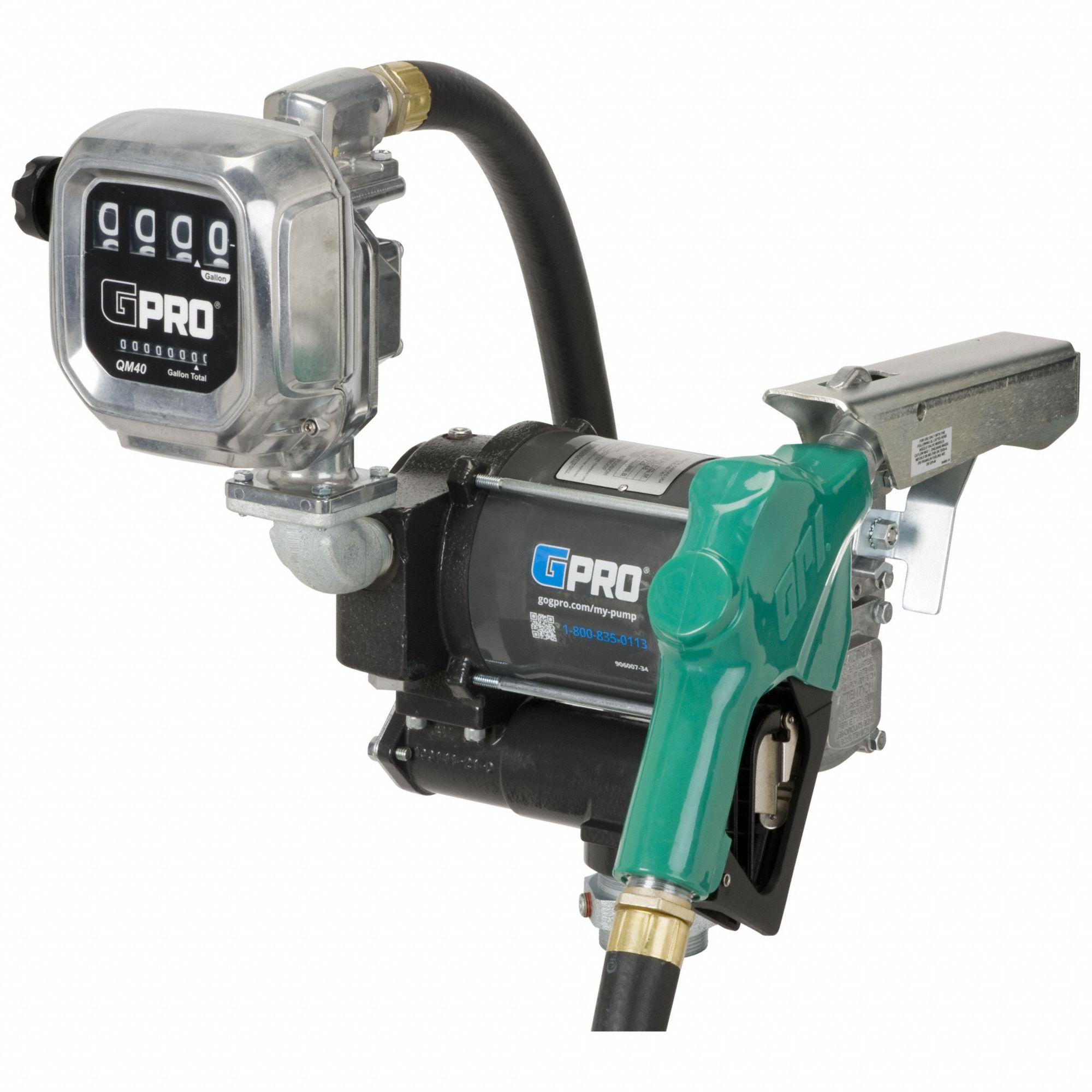 GPI, Pump with Meter, Hose & Nozzle, Bung, Fuel Transfer Pump - 56LU68 ...