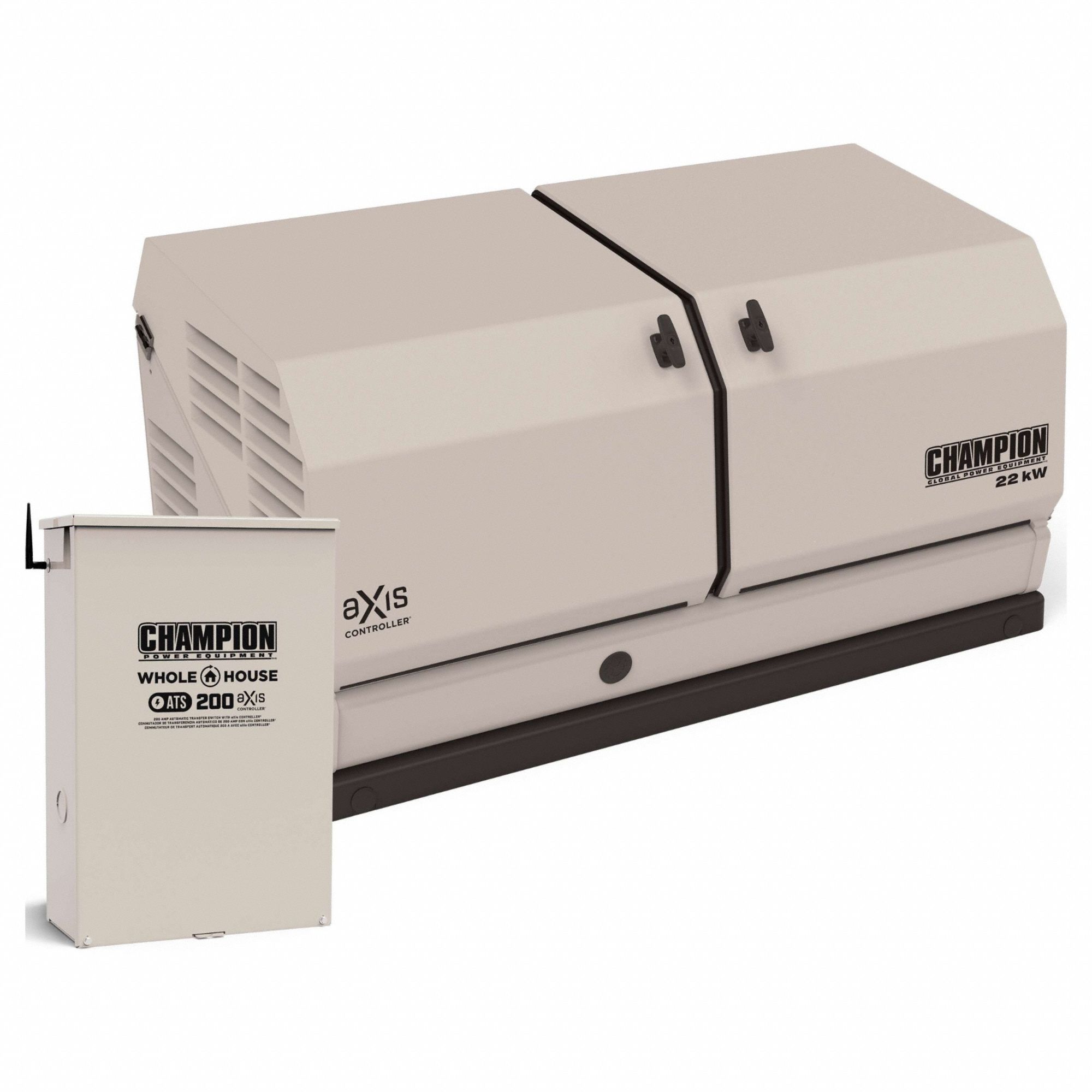 CHAMPION POWER EQUIPMENT, Natural Gas/Propane, Air, Generator - 817NU5 ...