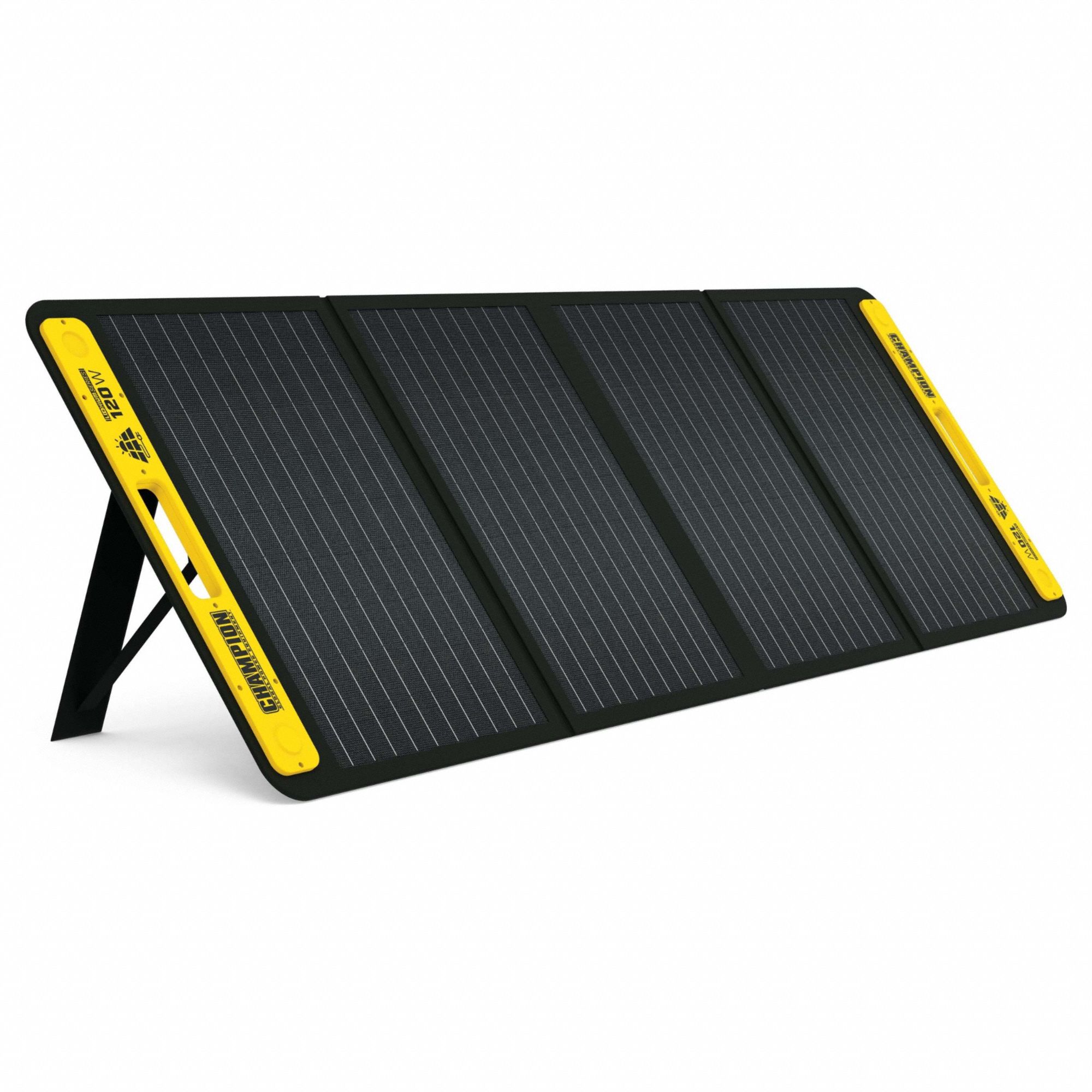 CHAMPION POWER EQUIPMENT, 120 W Solar Panel Output, 10 ft Cable Lg ...