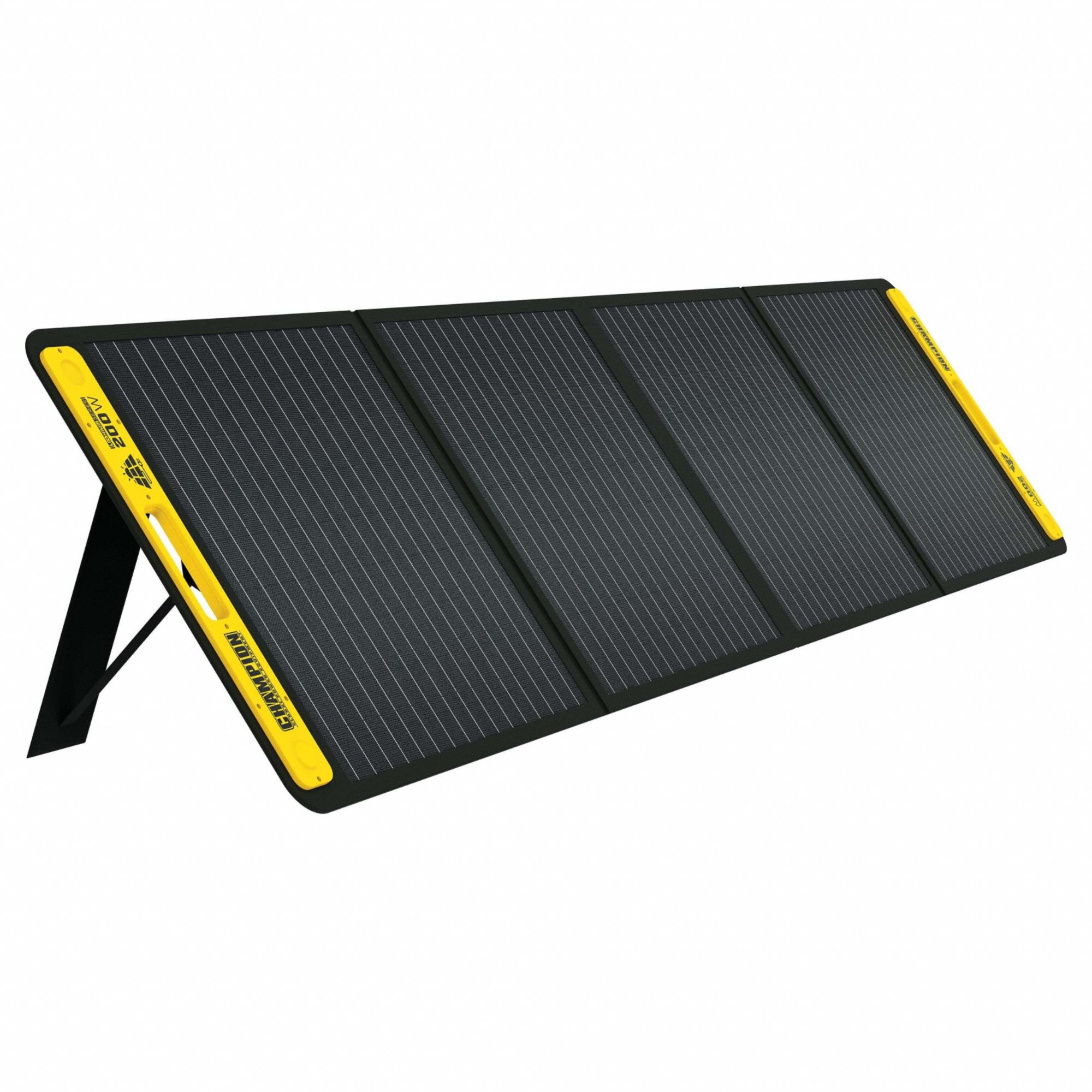 CHAMPION POWER EQUIPMENT, 200 W Solar Panel Output, 10 ft Cable Lg ...