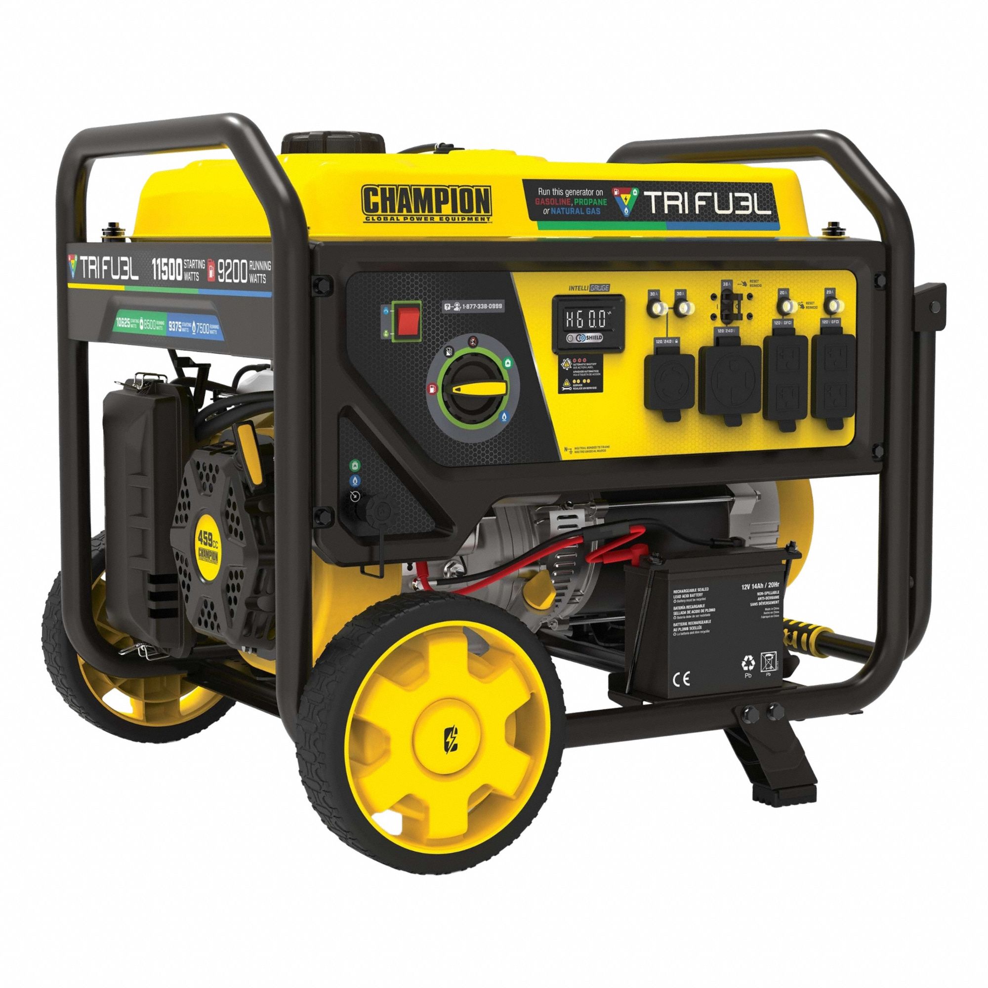 CHAMPION POWER EQUIPMENT, Conventional, Gasoline/Natural Gas/Propane ...