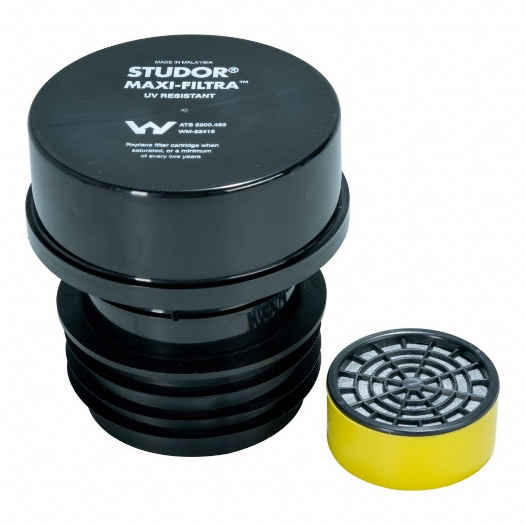 STUDOR, Two-Way Vent, 4 7/8 in Overall Dia, Two-Way Vent - 15W940|20297 ...