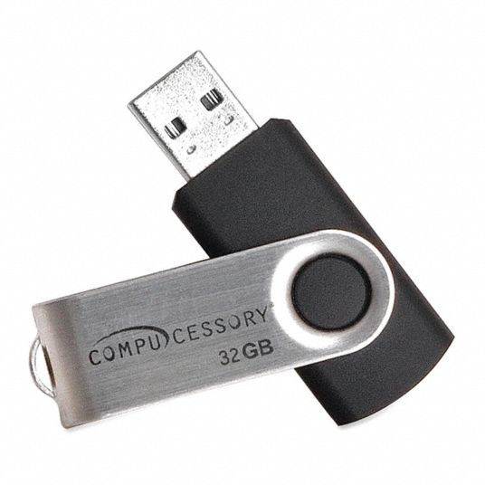 COMPUCESSORY, 32 GB Data Storage Capacity, Silver, Memory Stick ...