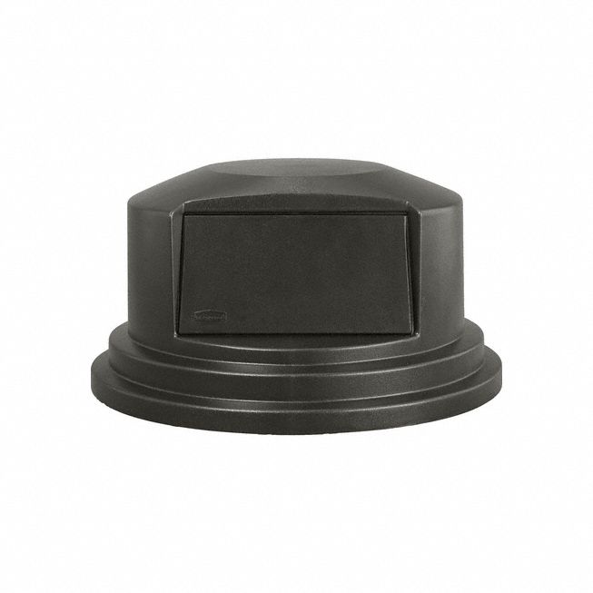 RUBBERMAID COMMERCIAL PRODUCTS, Round, 55 gal Capacity, Trash Can Top ...
