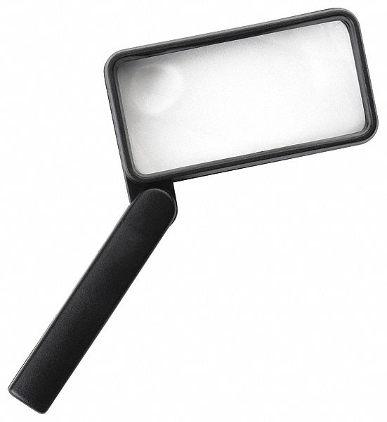 Sparco Rectangular Handheld Magnifier - Grainger