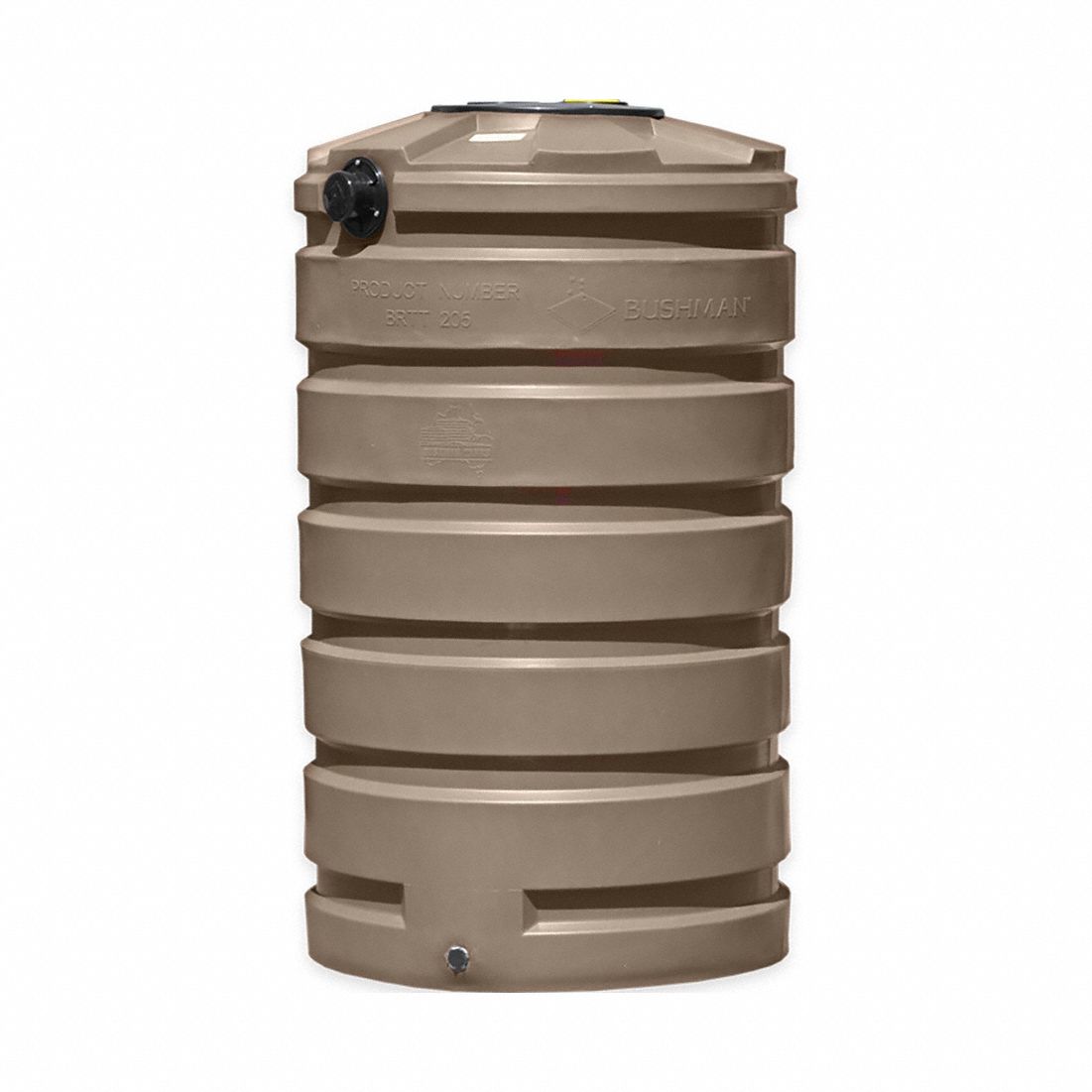 BUSHMAN, Mocha, 60 in Overall Ht, Rain Barrel - 825M01|45421-DS - Grainger