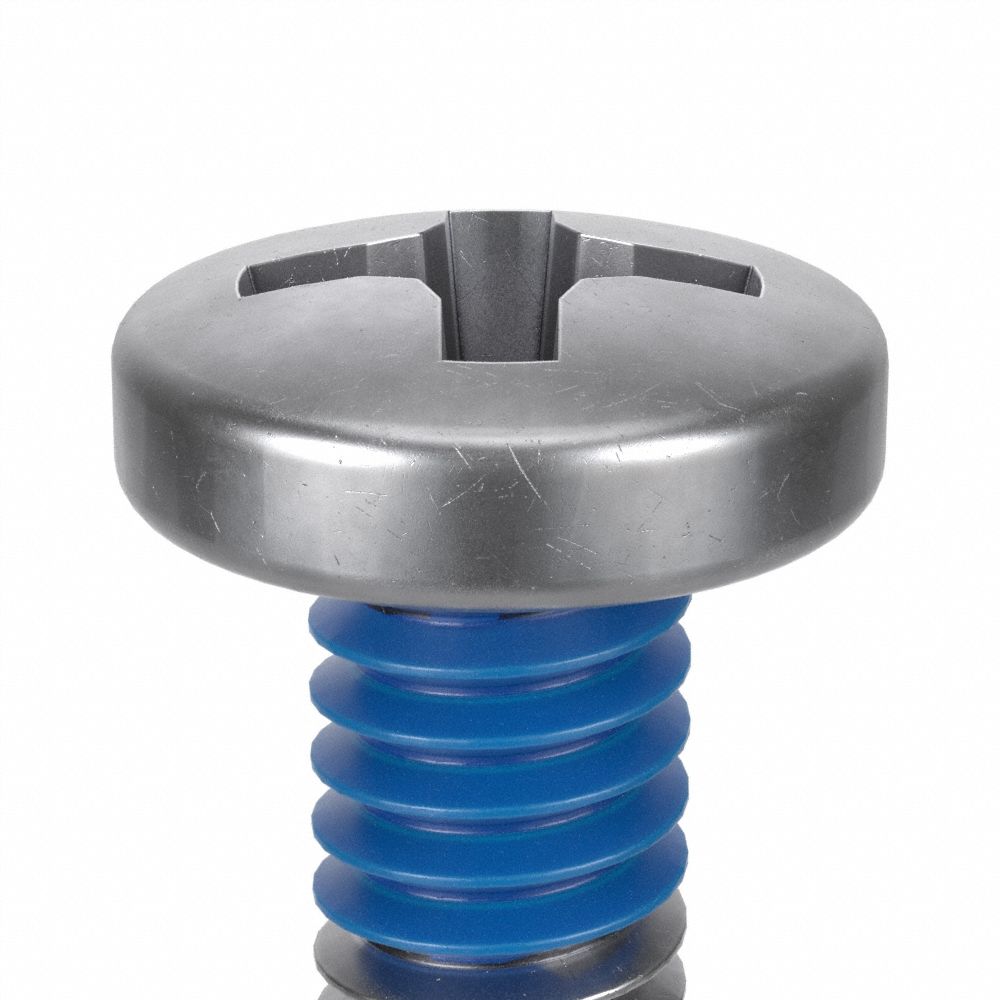 #8-32 Thread Size, 1 in Lg, Thread-Locking Screw - 849AA1|31-PP-8C-100 ...