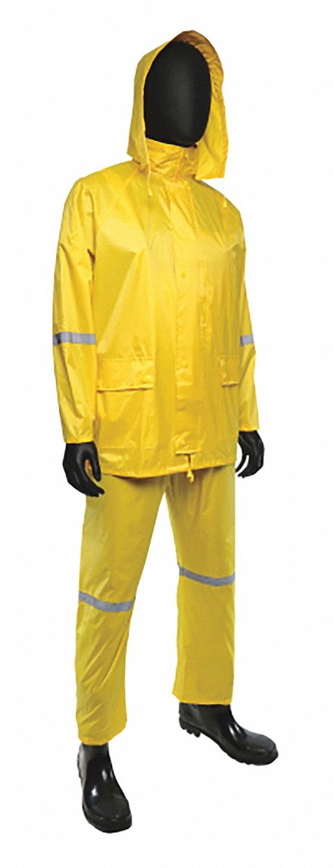 WEST CHESTER, 2 Piece Rain Suit with Jacket/Bib Overall, Yellow ...
