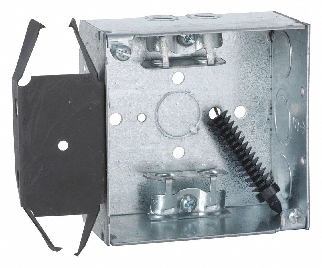 Box,4 SQ,2-1/8 Deep,Box-Loc Mc-Clamps - Grainger