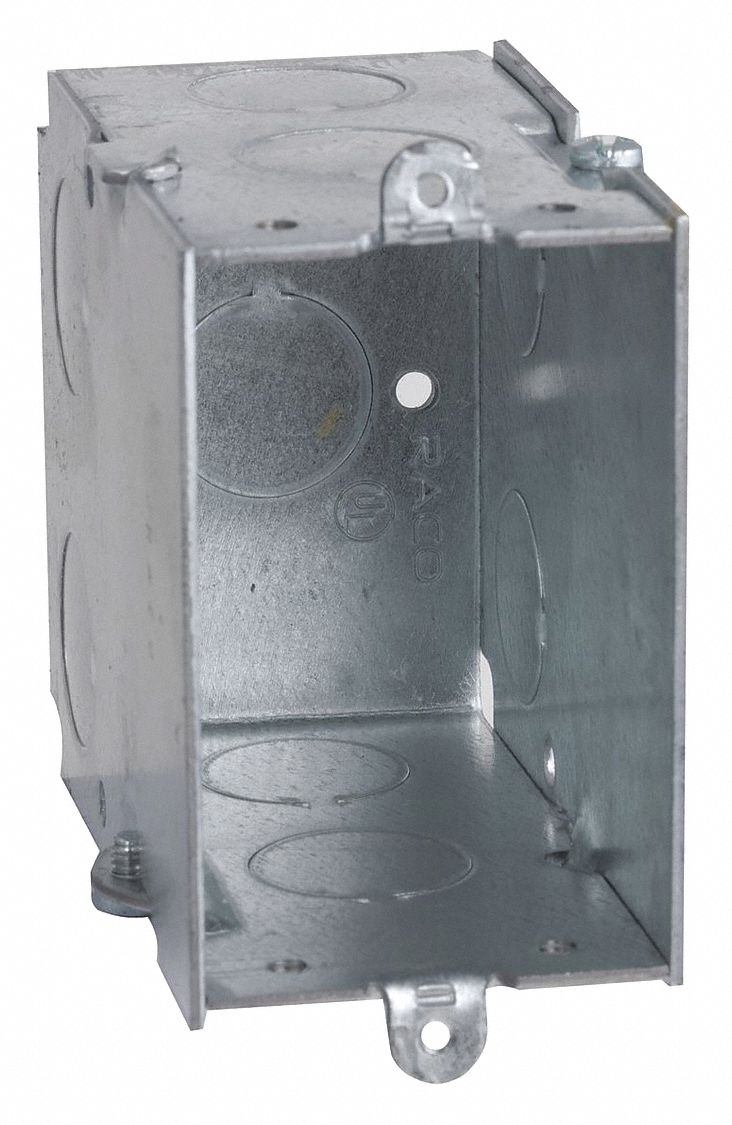 Sw Box,1/2 Ko,3-1/2 Deep - Grainger