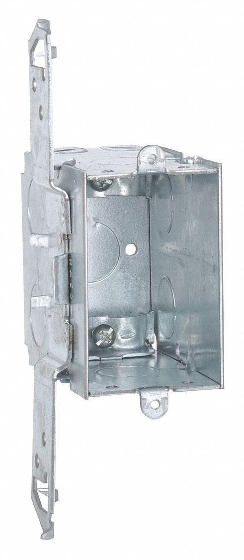 RACO, 605, Sw Box,Ts-Brkt Nm-Clmps,1/2 Ko,3-1/2 Dp - 206C79|605 - Grainger