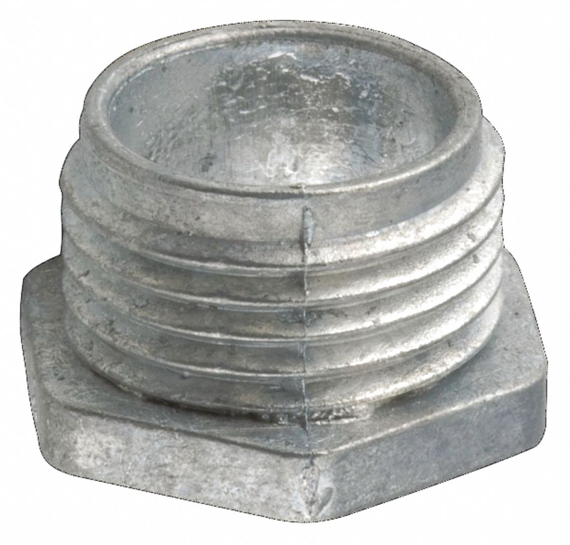 RACO, 4 in Trade Size, Zinc, Chase Nipple - 206F71|1676 - Grainger