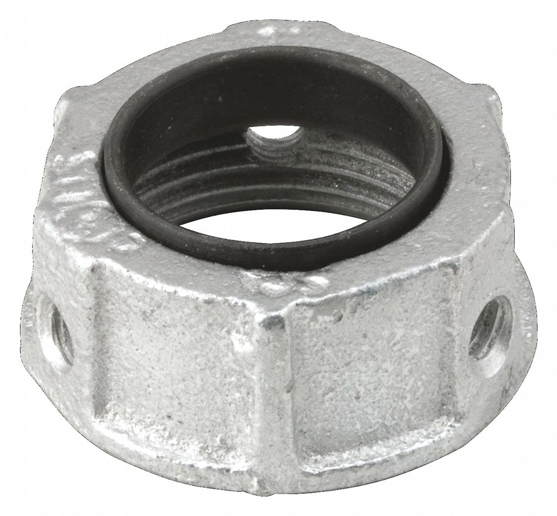 RACO, Iron, Zinc Plated, Insulating Bushing - 206D62|1132 - Grainger