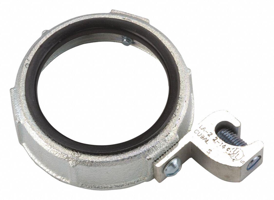 RACO, Iron, Zinc Plated, Grounding Bushing - 206F72|1294 - Grainger