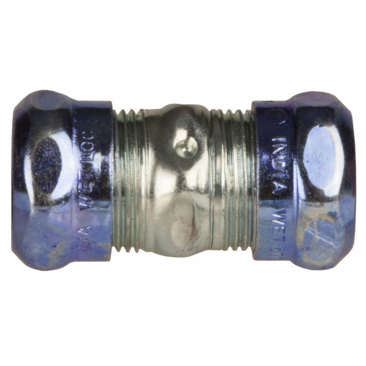 RACO Compression Conduit Coupling: Steel, 2 1/2 in Trade Size, 4 3/4 in ...