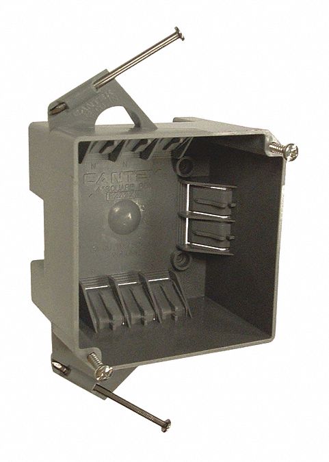 Box,Sq,2-5/8 D,Nm,Nails,4" - Grainger