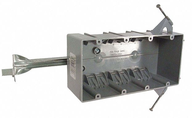 RACO, 7645RAC, Box,Gang,Nm,2-5/8 D,Brkt 4" - 206L13|7645RAC - Grainger