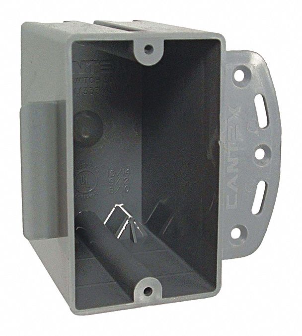 Box,Nm,1 Gang,2-27/32 D,20 cu. in.,Brkt - Grainger