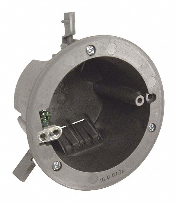 Box,Round,Old Work Nm,Grnd Plte,3.5" - Grainger