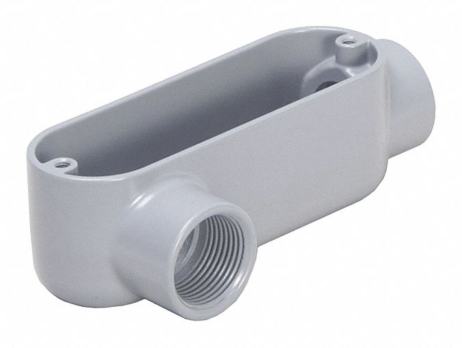 RACO Conduit Outlet Body: Aluminum, Powder Coated, 1 in Trade Size, LR ...