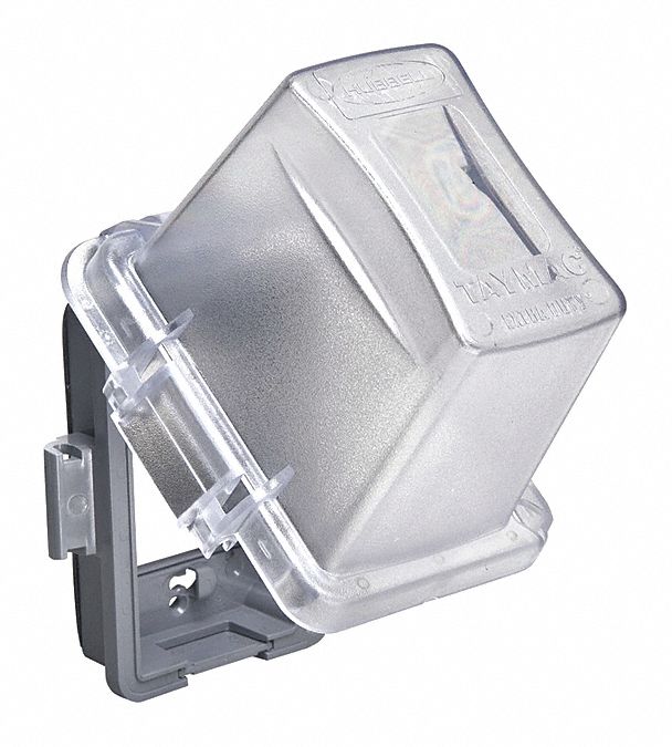 RACO While In Use Weatherproof Cover: Polycarbonate, 4 3/4 in Dp ...