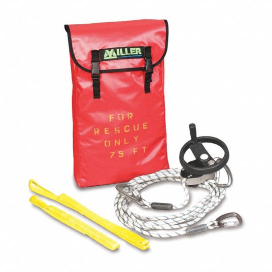 HONEYWELL MILLER, Lower/Raise, Carabiner, Rescue/Descent Device,Silver ...