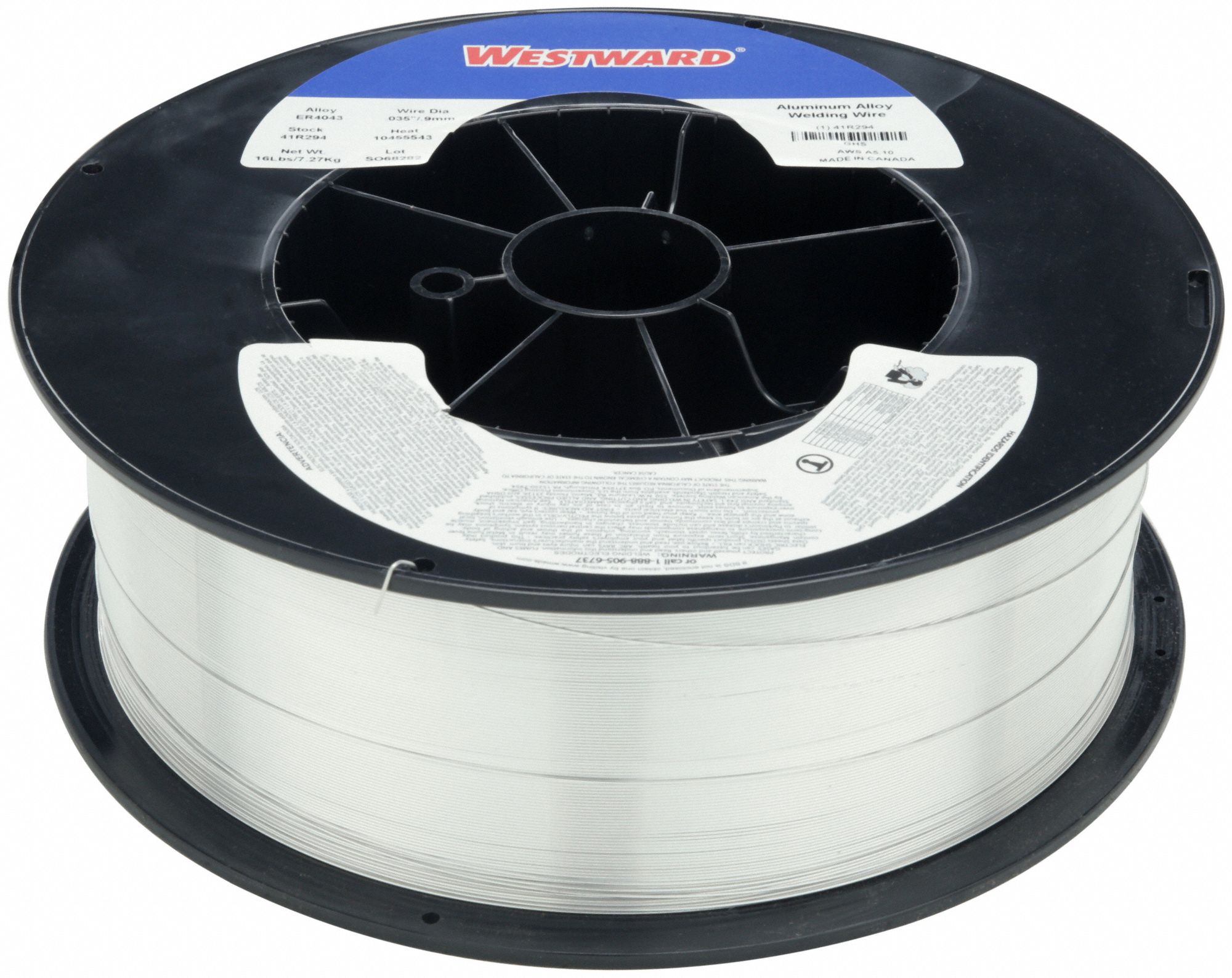 WESTWARD, Aluminum, ER4043, MIG Welding Wire - 41R294|41R294 - Grainger