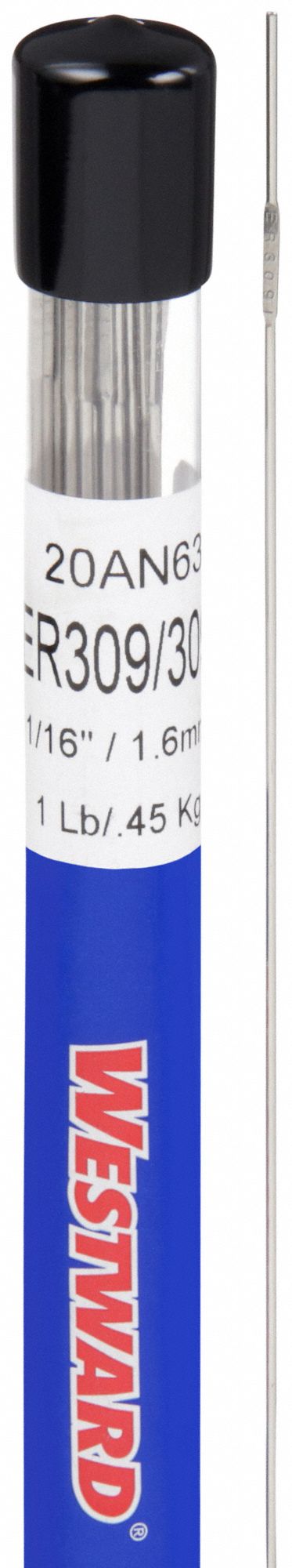 WESTWARD, Stainless Steel, ER309/309L, TIG Welding Rod - 20AN63|20AN63 ...