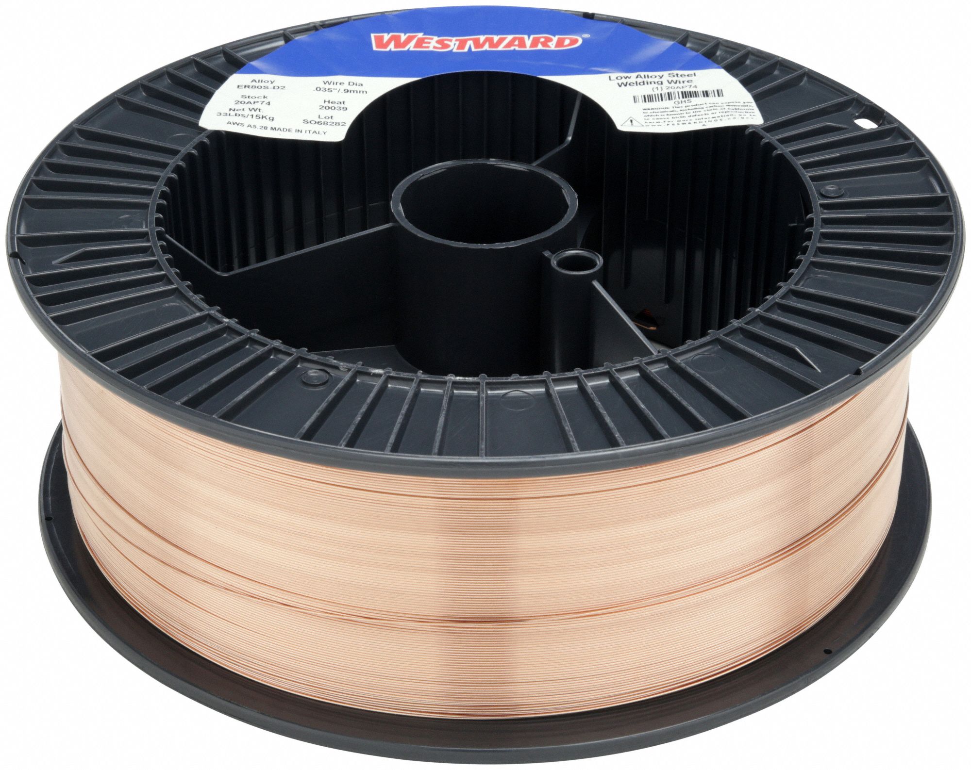WESTWARD, Low-Alloy Steel, 0.035 in, MIG Welding Wire - 20AP74|20AP74 ...