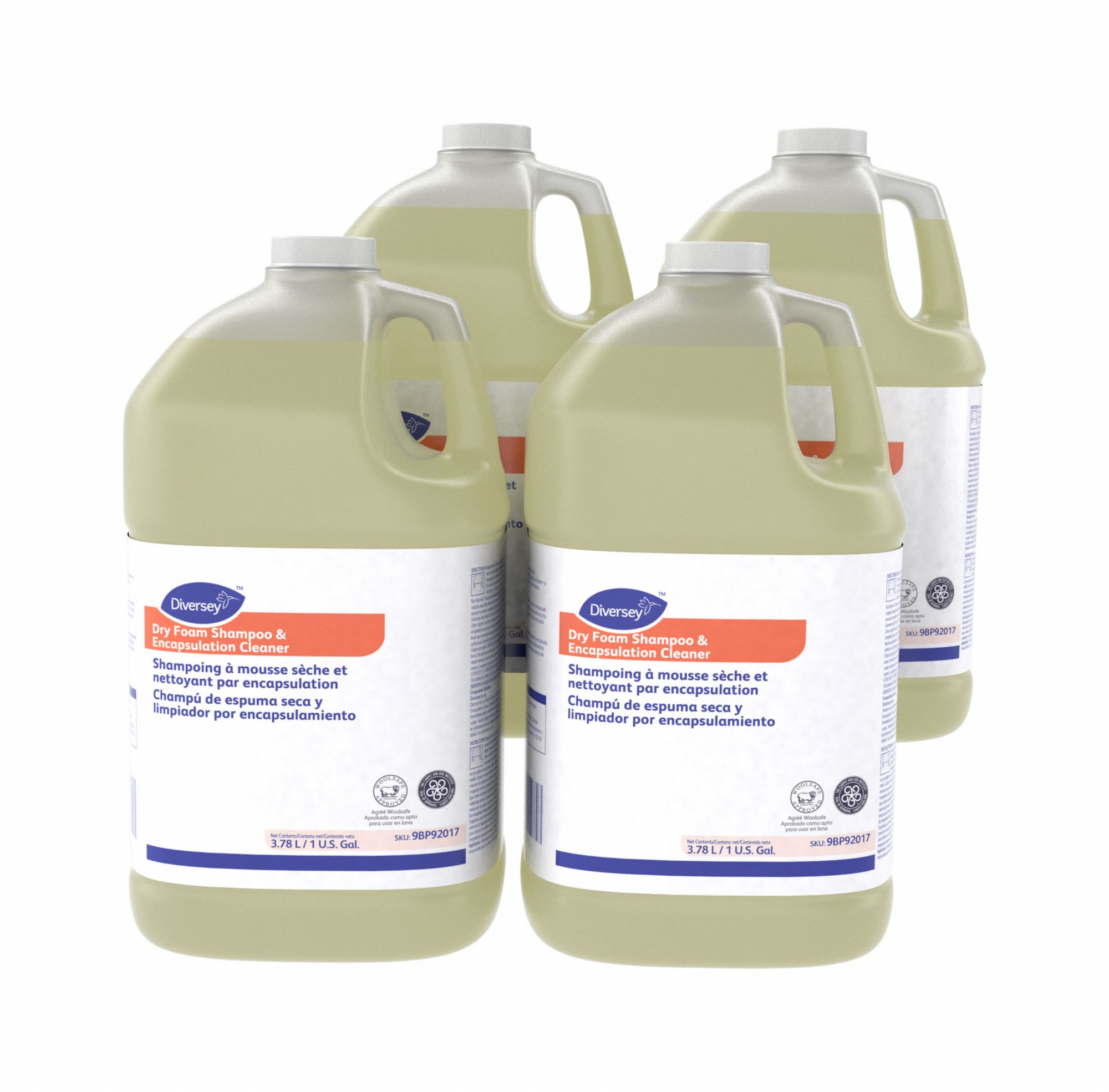 DIVERSEY, Jug, 1 gal Container Size, Floor Cleaner - 20AR89|9BP92017 ...