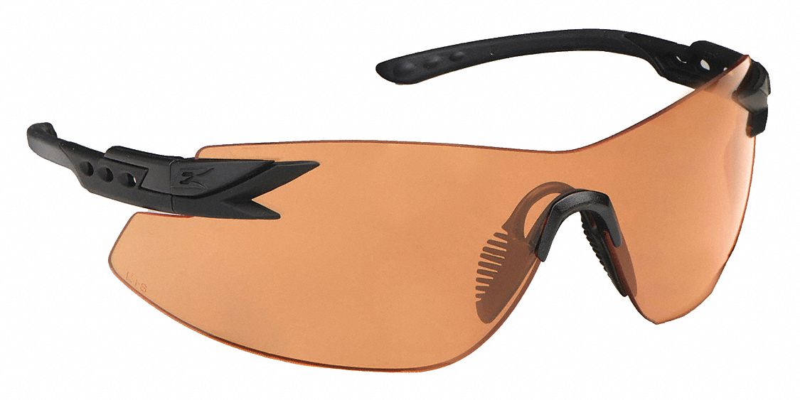 EDGE EYEWEAR, Wraparound Frame, Frameless, Safety Glasses - 20C447 ...