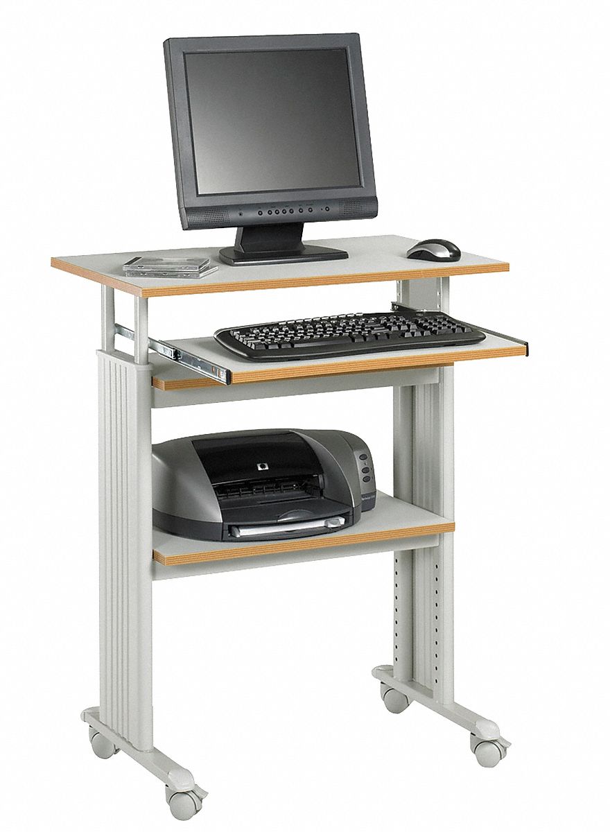SAFCO, 29 1/2 in Overall Wd, 22 in Overall Dp, Computer Workstation ...