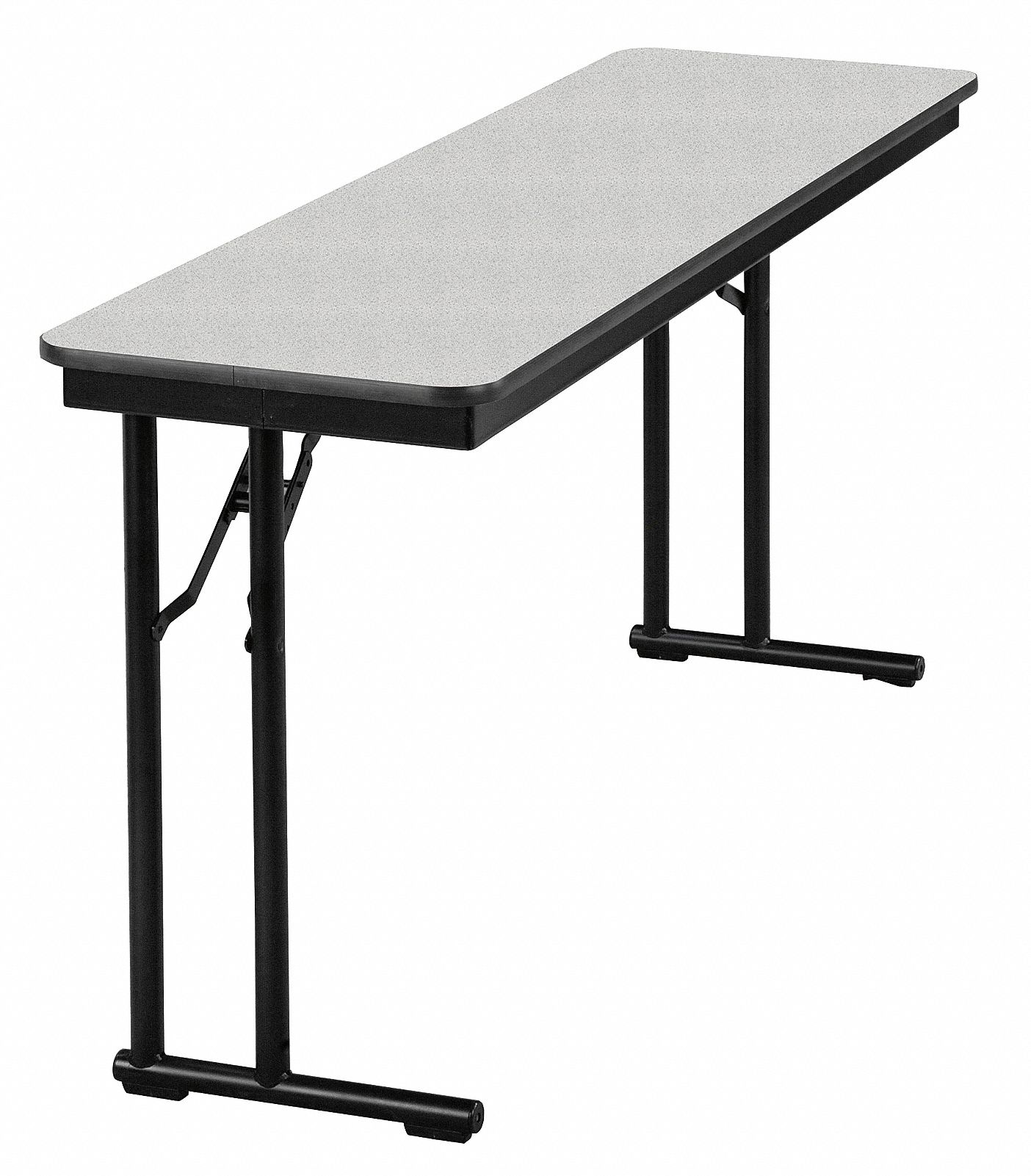Rectangle Seminar Table, Gray Glace, 60 inW x 18 in Depth - Grainger