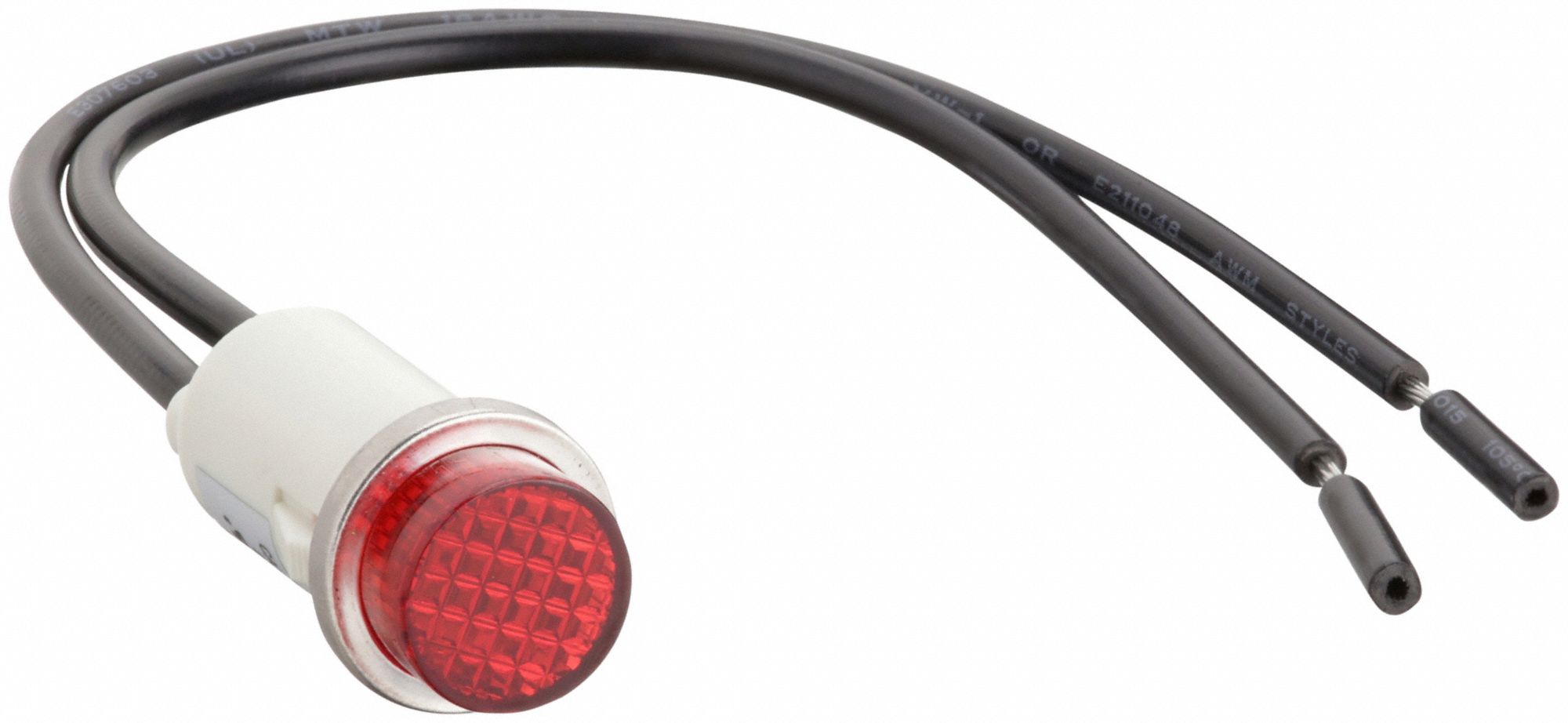 Red, 12 mm Panel Mounting Hole Dia, Raised Panel Light - 20C856|20C856 ...