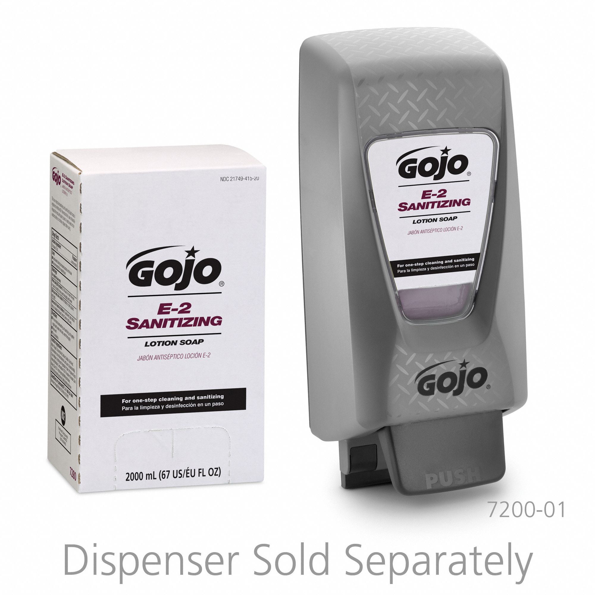 GOJO Liquid, Hand and Body Soap, Unscented, 2000mL, Cartridge, PK 4 ...