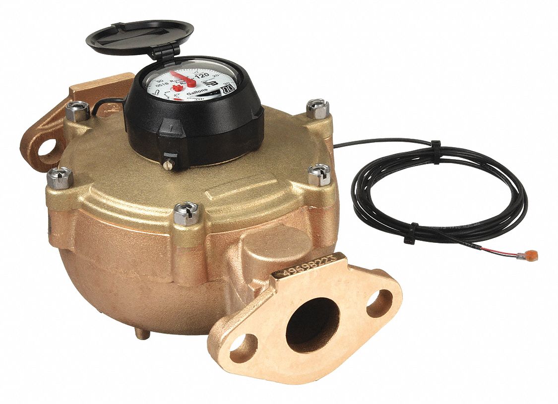 BADGER, Mechanical Flowmeter, Water, Mechanical Flowmeter - 20CL51|FB ...