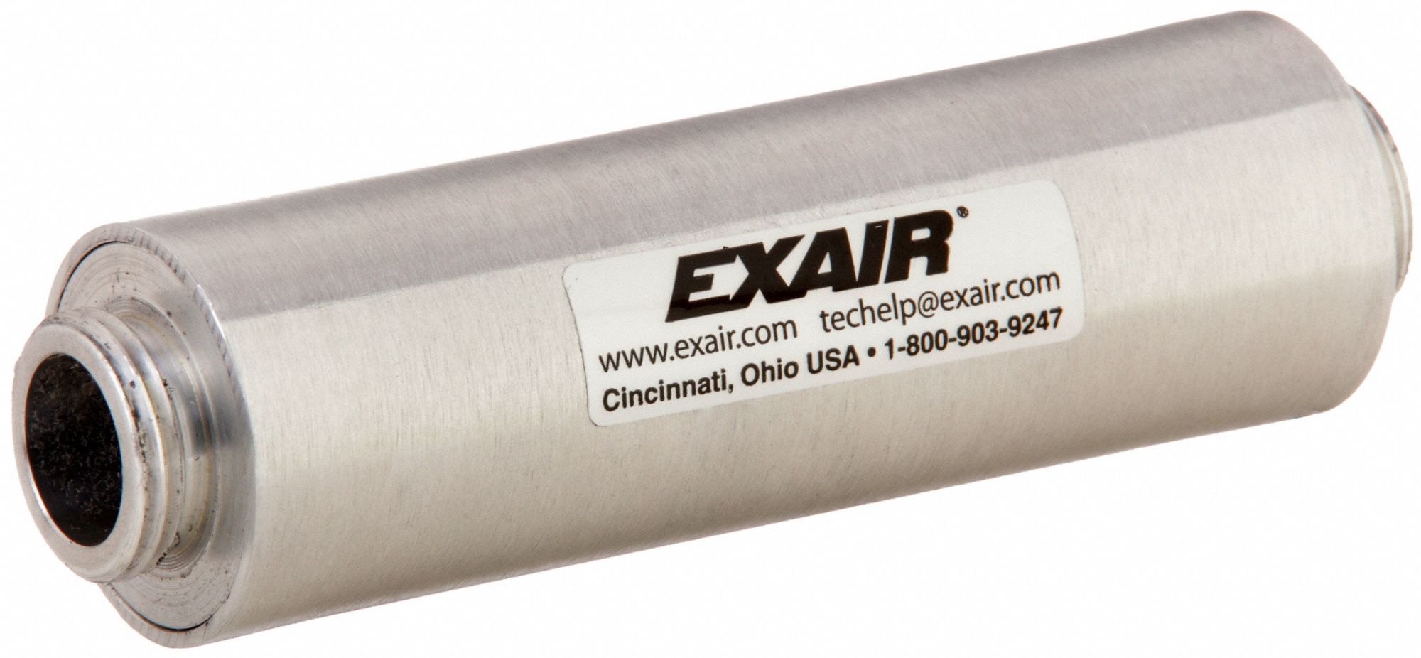 EXAIR, 1/2 in NPS, 18 cfm, Adjustable Vacuum Ejector Muffler - 20CL85 ...