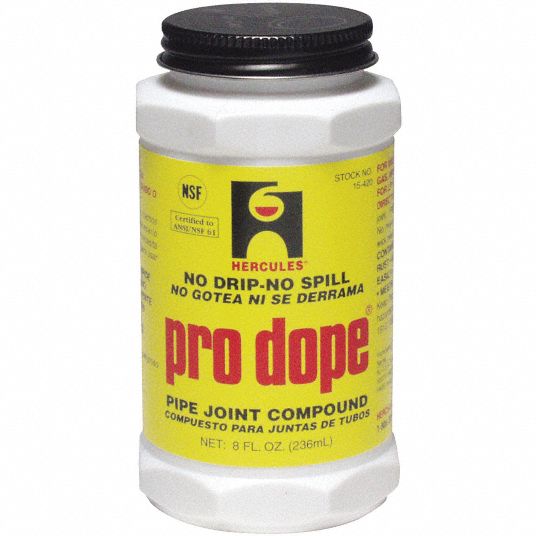 HERCULES, Pro Dope, 8 oz, Pipe Thread Sealant - 20CM06|15420 - Grainger
