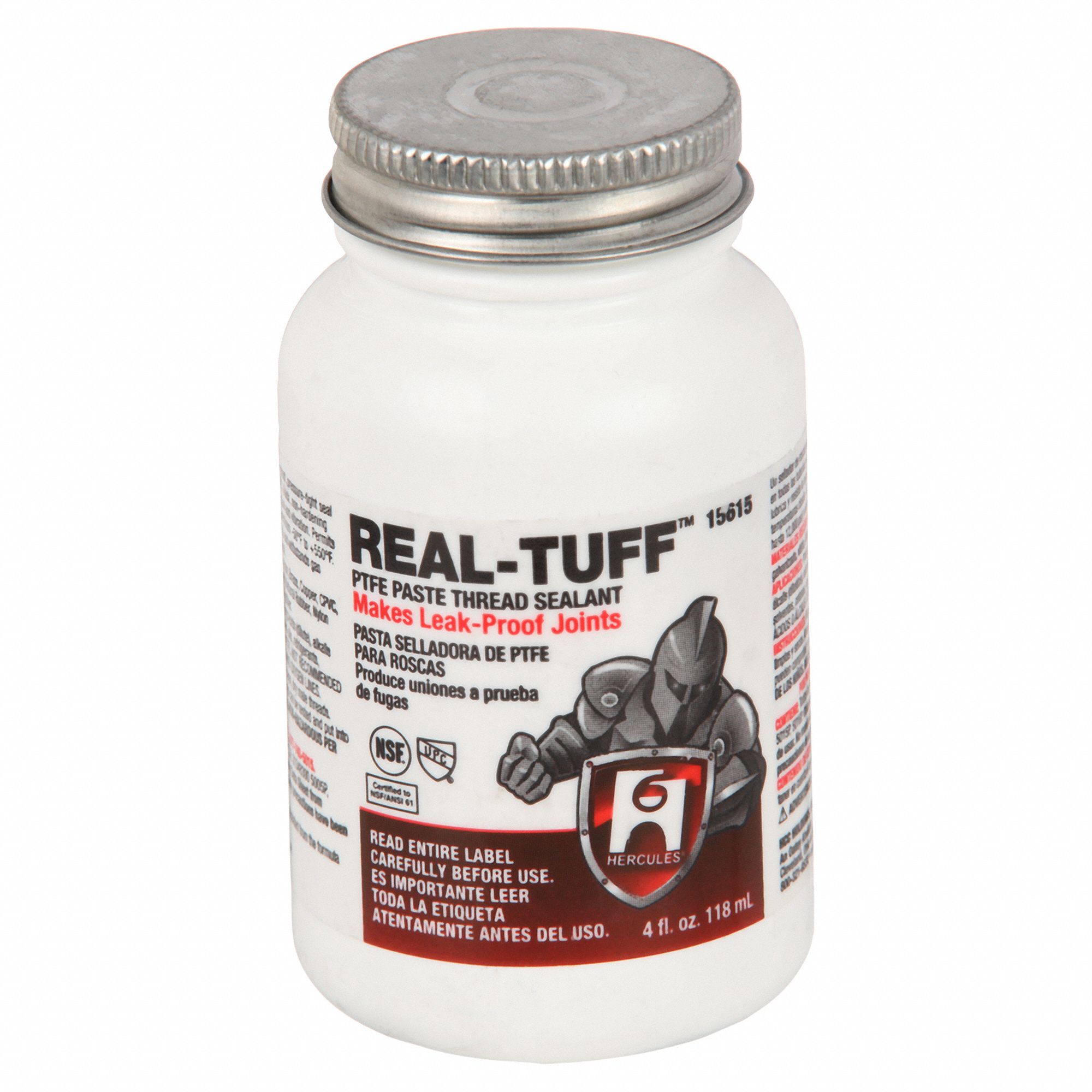 HERCULES, Real Tuff, 4.8 fl oz, Pipe Thread Sealant - 20CM11|15615 ...