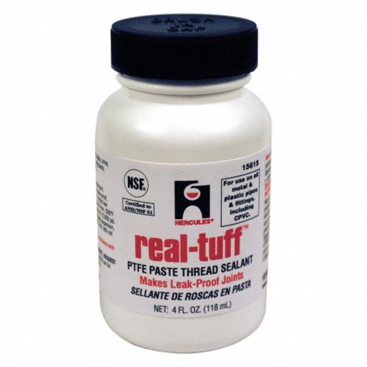 HERCULES, Real Tuff, 4.8 fl oz, Pipe Thread Sealant - 20CM11|15615 ...