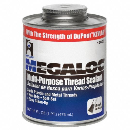 HERCULES, Megaloc, 19.2 fl oz, Pipe Thread Sealant - 20CM15|15808 ...