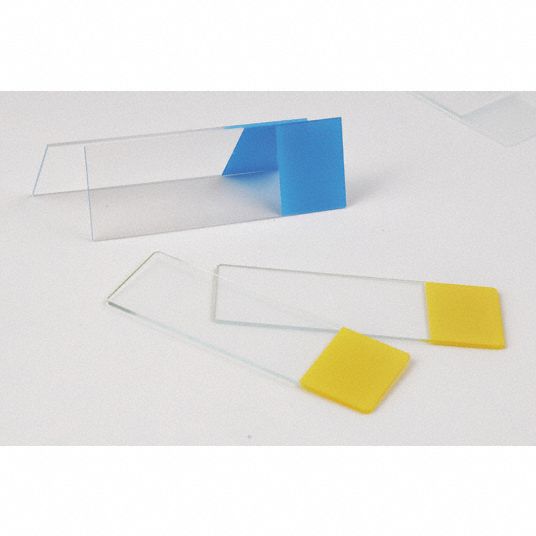 75x25mm Green Glass Microscope Slide, Blue; PK72 - Grainger