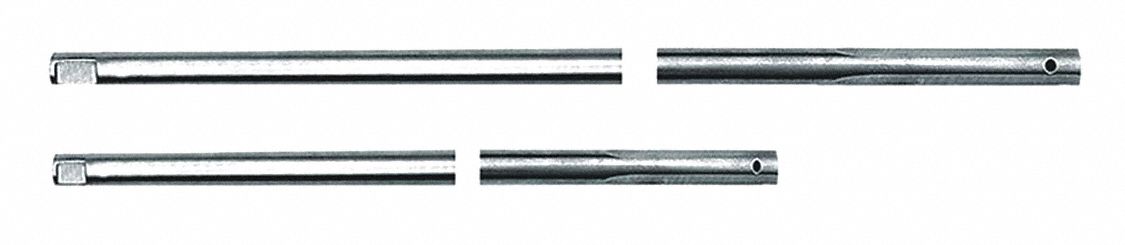 EAGLE TOOL US, 51 in Overall Lg, 3/16 in Shank Dia, Cable Drill Bit ...