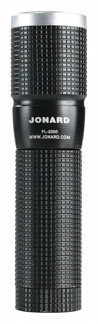 Mini Flashlight, Aluminum, Maximum Lumens Output: 120, Black, 3.78 in ...